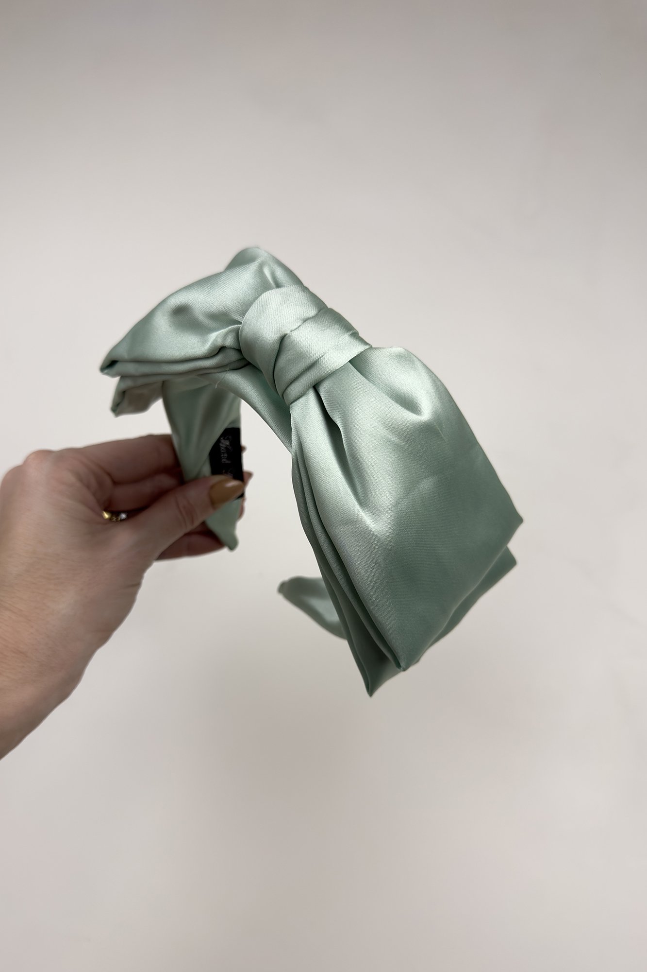 Tiara TEEN Verde Laço Cetim Verde (16-18cm)