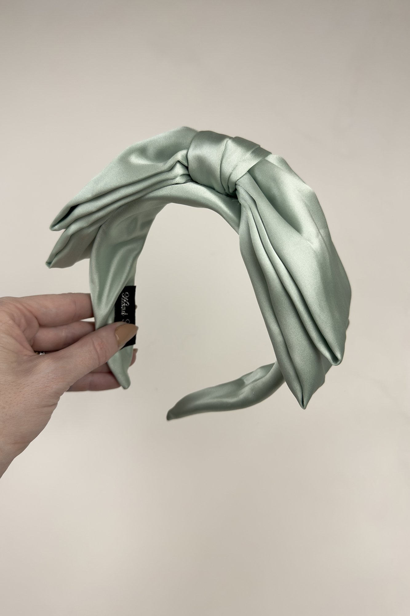 Tiara TEEN Verde Laço Cetim Verde (16-18cm)